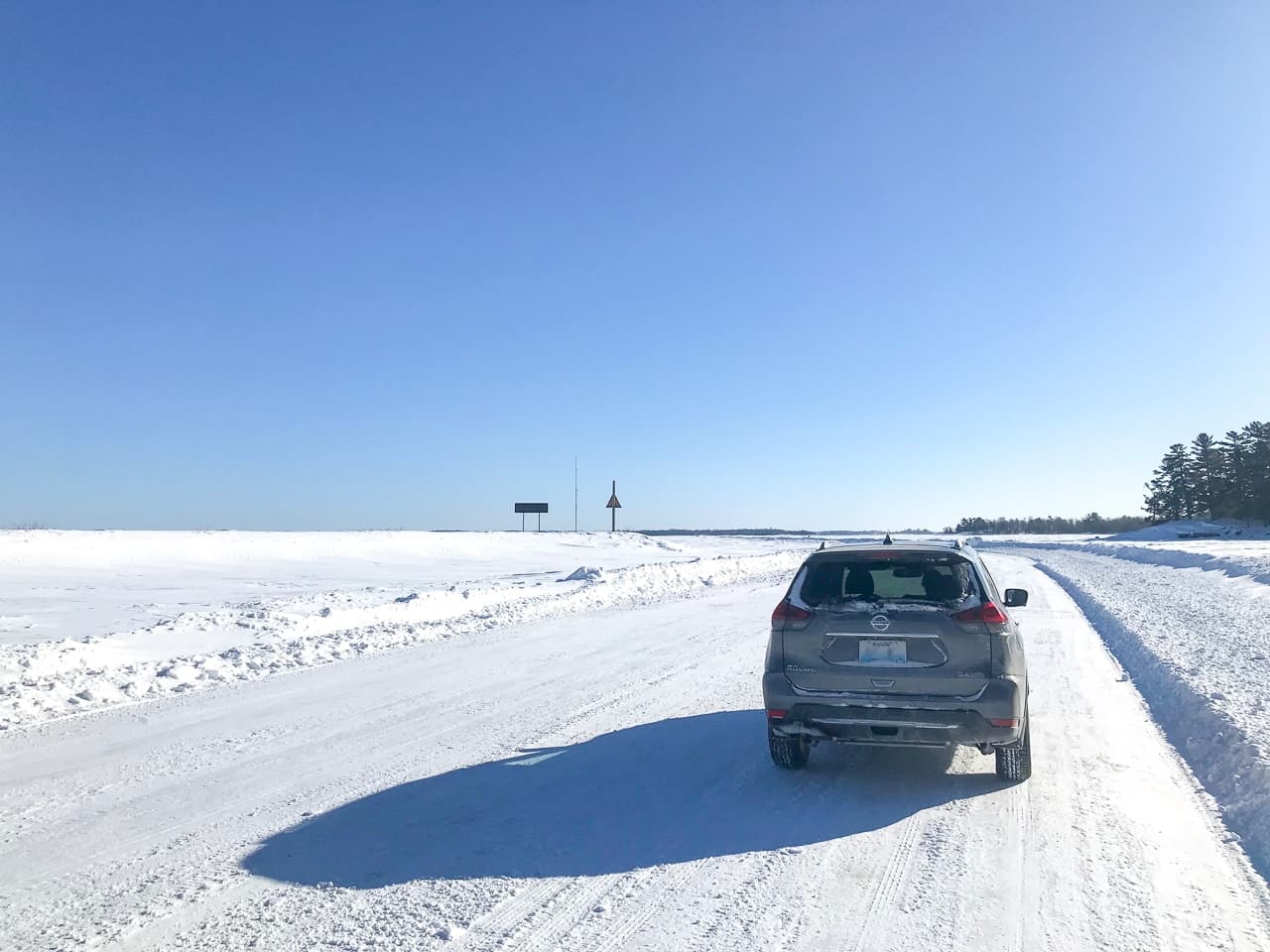 Want a unique winter thrill? Try driving an ice road across a frozen ...