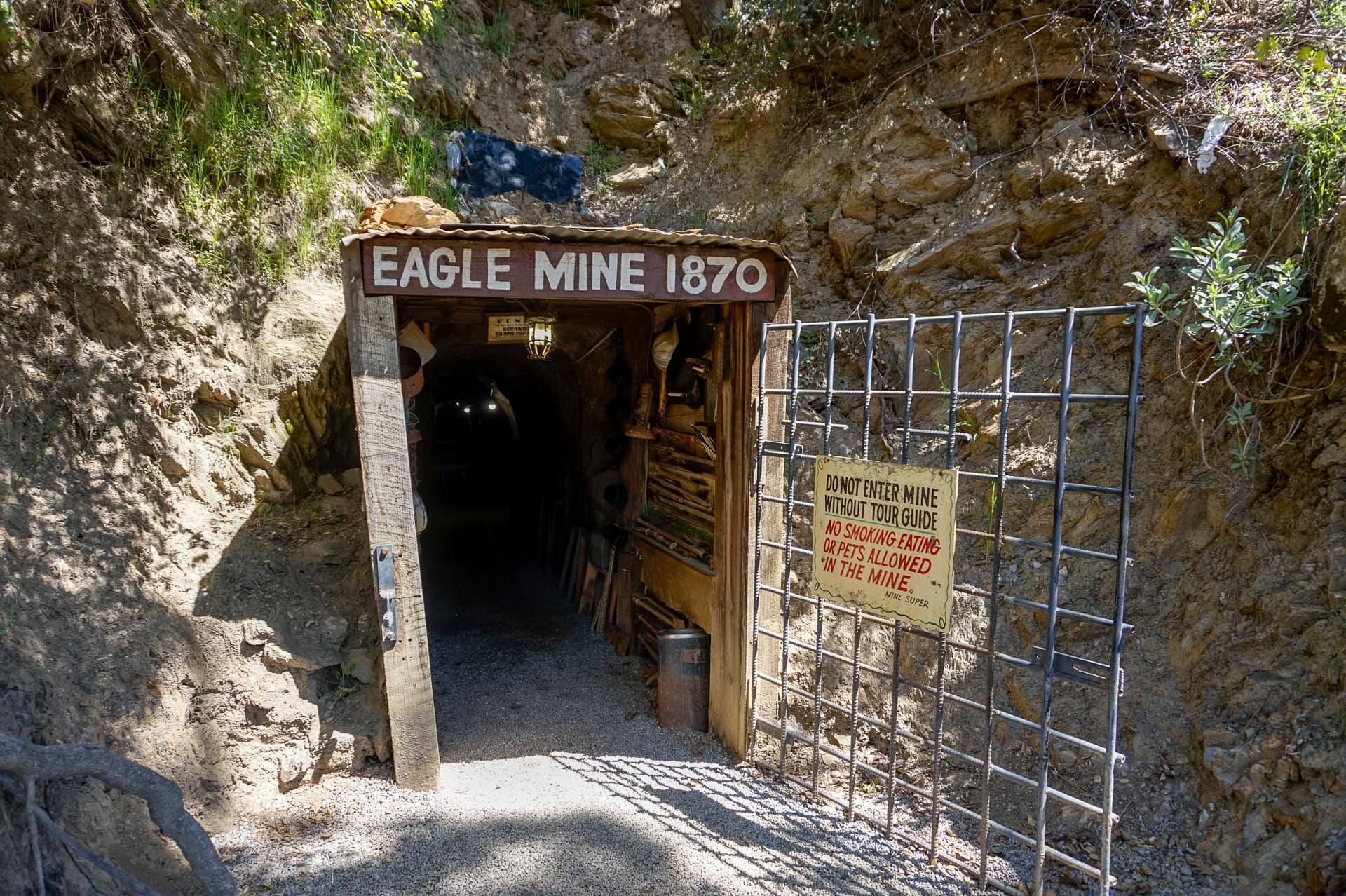 In the underground tunnels of Julian's Eagle Mine, all that glitters is ...