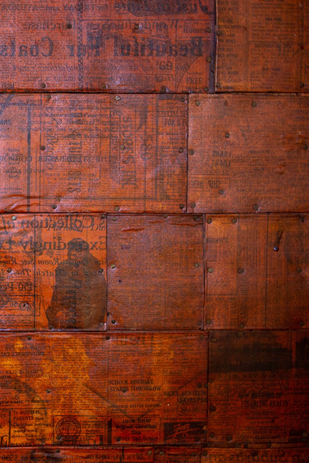 The Paper House—made of 100,000 newspapers—has a working fireplace ...