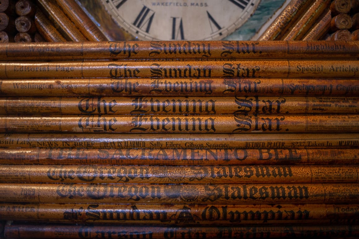 The Paper House—made of 100,000 newspapers—has a working fireplace ...