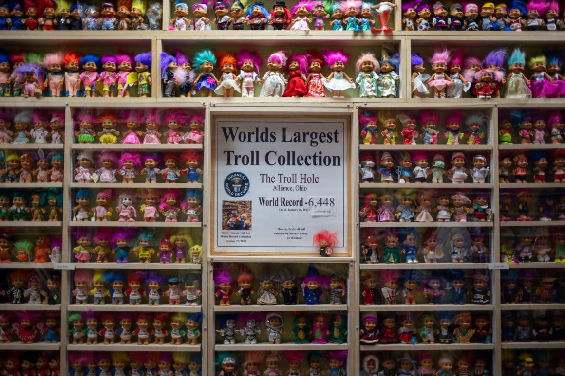 Fall down the Troll Hole: One woman’s record-setting collection of ...