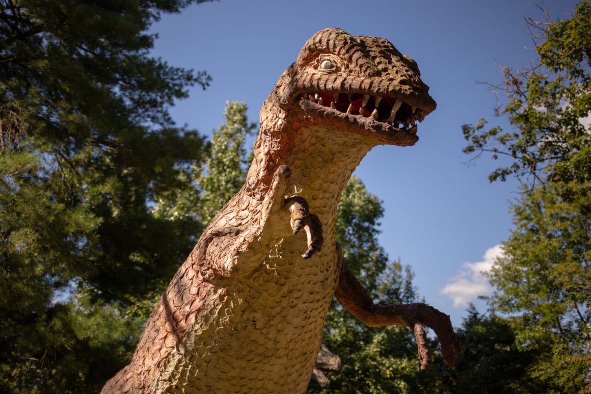 The prehistoric past meets the 1960s at Dinosaur Land, one of Virginia ...