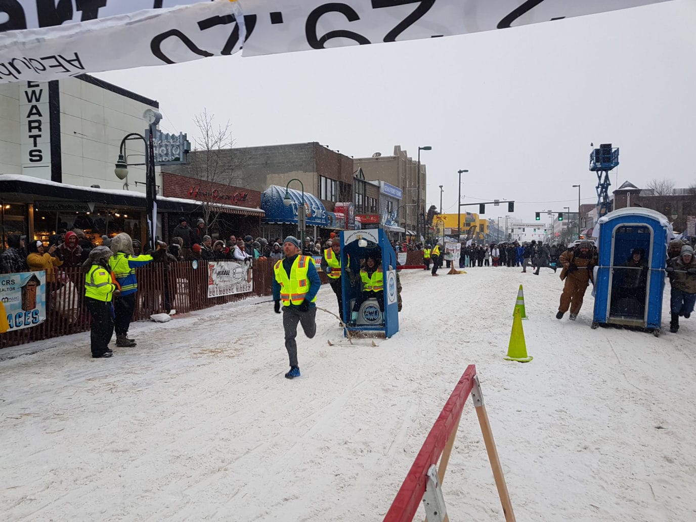 On a roll: At Alaska's annual Outhouse Races, there's no shame in being ...