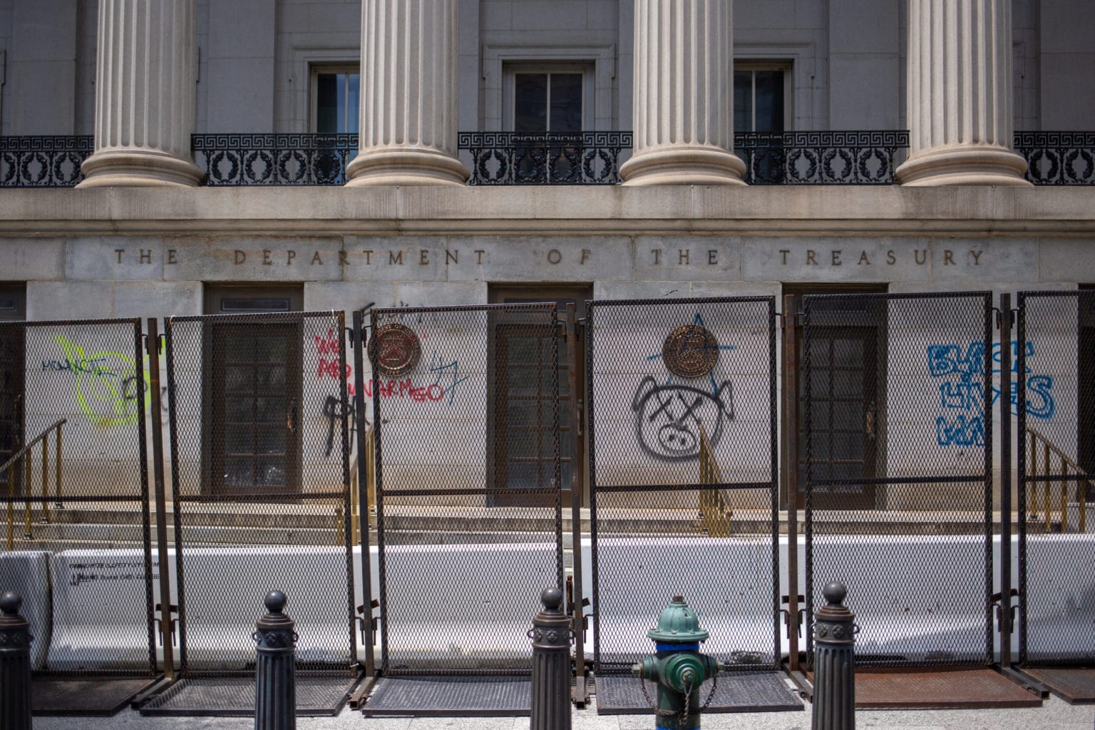 Empty D.C. streets turn into a living activist art gallery amid ...