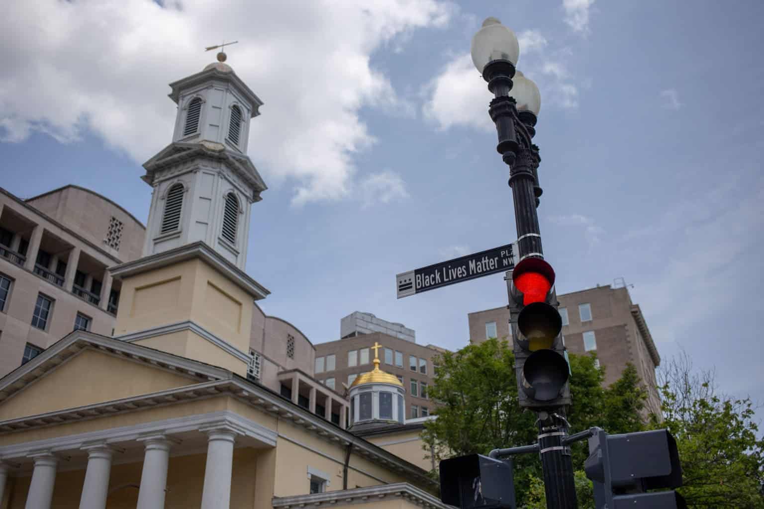 Empty D.C. streets turn into a living activist art gallery amid ...