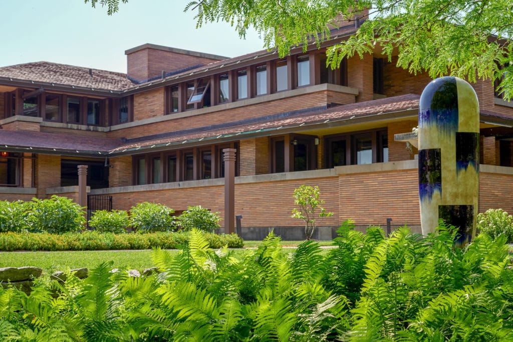 A new art installation at Frank Lloyd Wright's historic Martin House ...