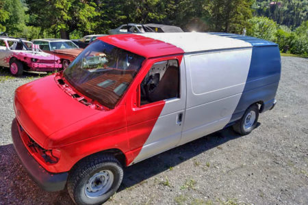 Fourth of July Car Launch in Glacier View, Alaska