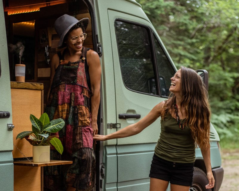 Leaving the grind behind: Two women, a van, and the beginning of the ...