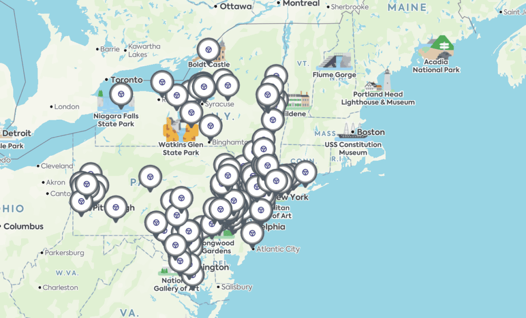 Bucket-list Mid-Atlantic destinations to add to your next road trip ...